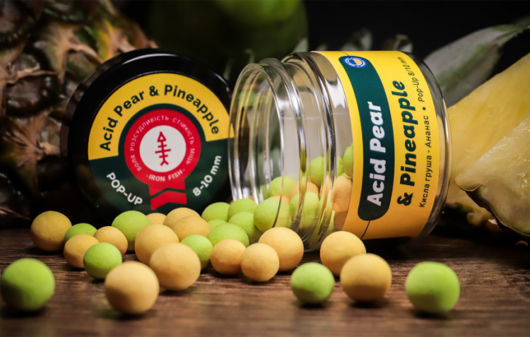 Купити Бойли Pop-Up Acid Pear&Pineapple 8-10 мм у магазині PIKE.UA IF_080