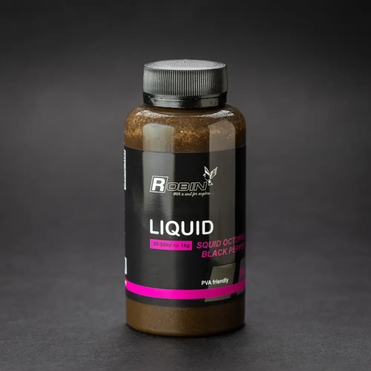 Купить Питательное вещество Robin Liquid Squid Octopus Black Pepper 250ml - в Киеве, Одессе ...
